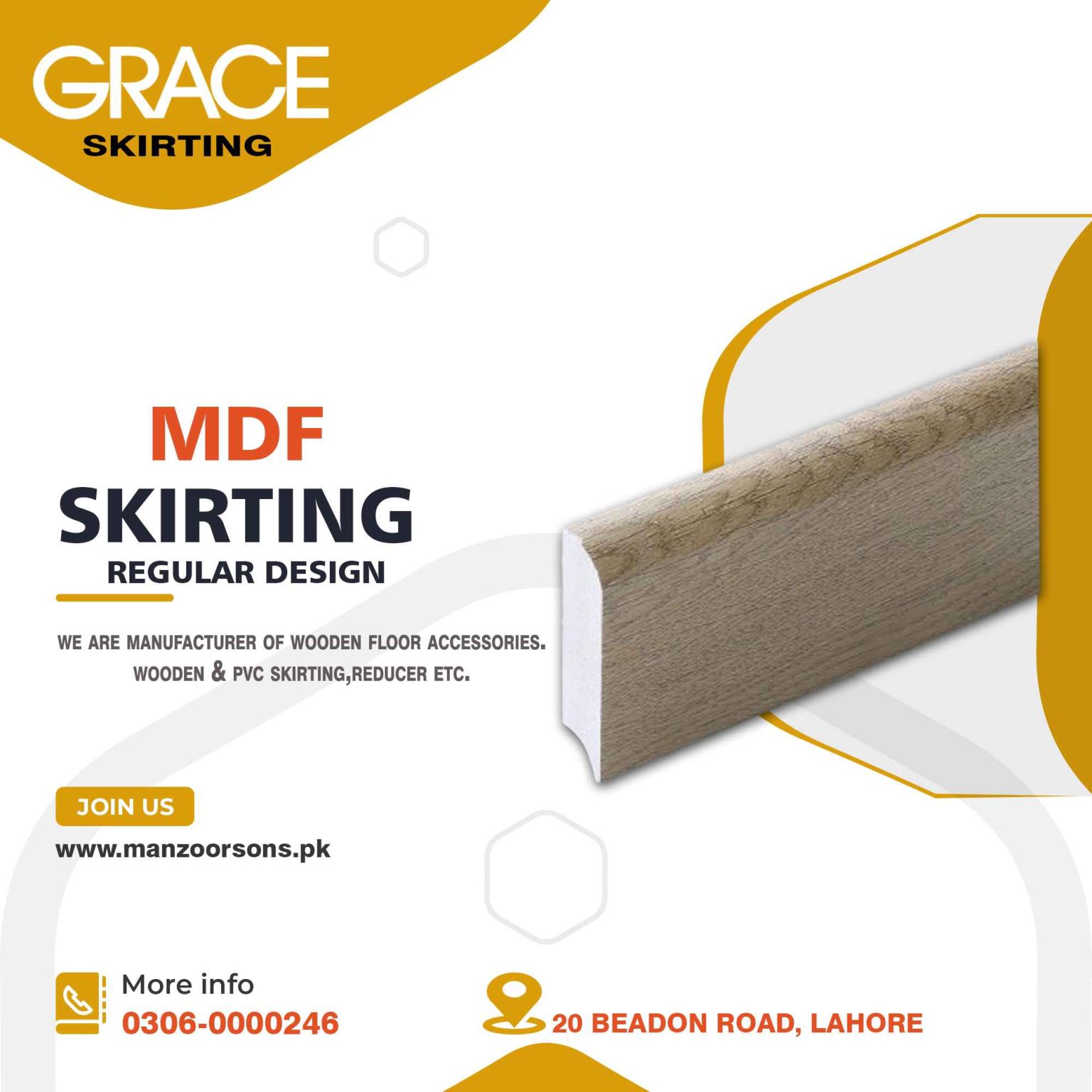 MDF SKIRTING – Manzoor Sons