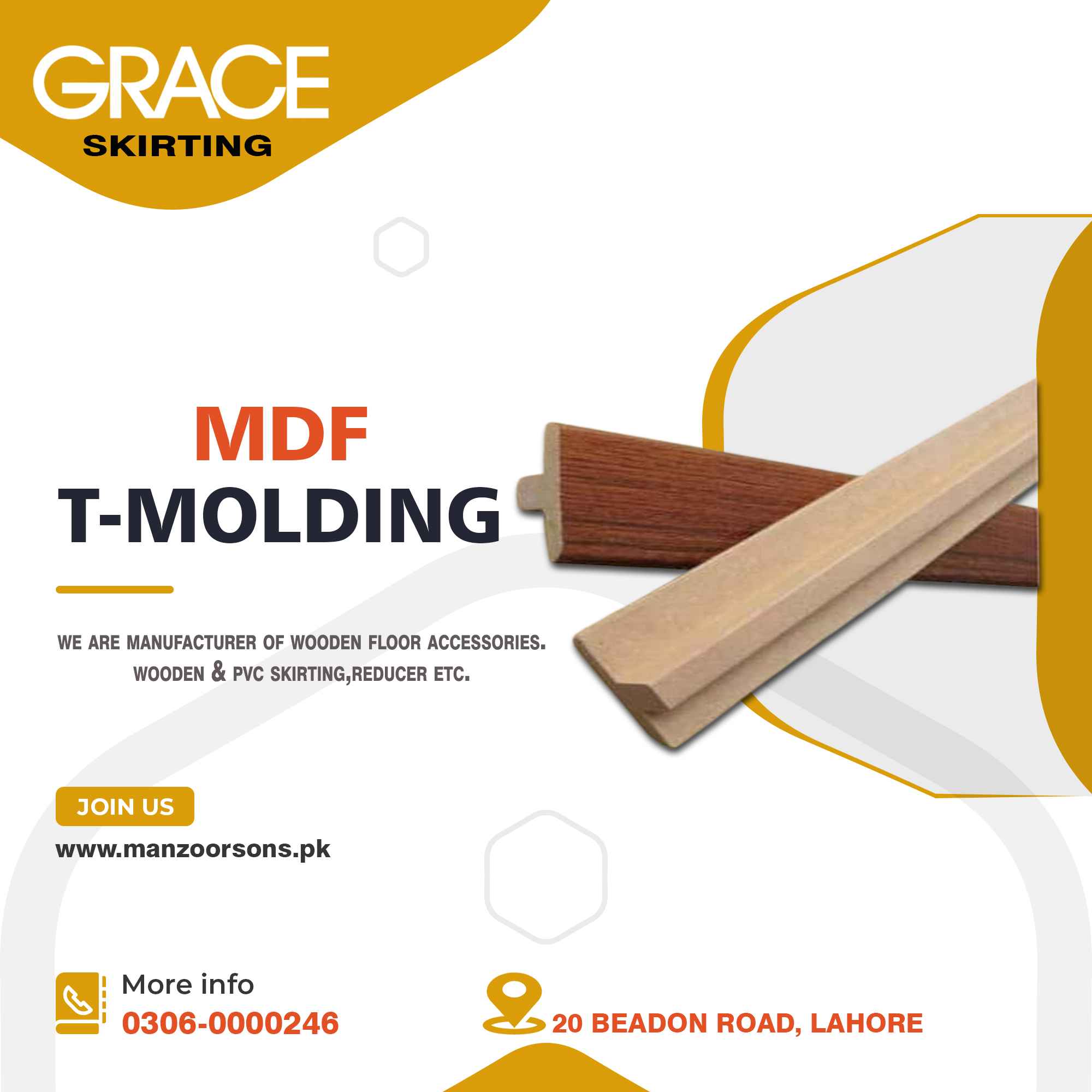 MDF T-MOLDING – Manzoor Sons